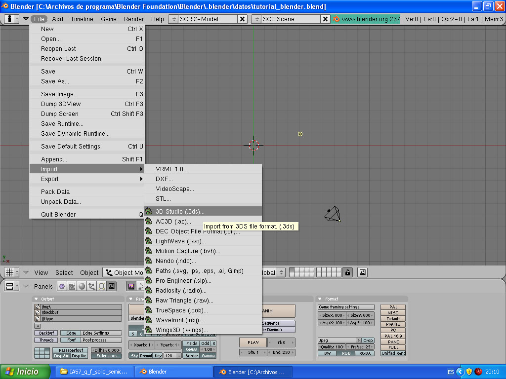 Making Renders wiht blender from 3ds files. Forumula 1 cars - gp4cars ...