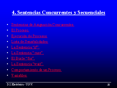 4. Sentencias Concurrentes y Secuenciales