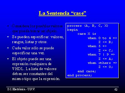 La Sentencia “case”
